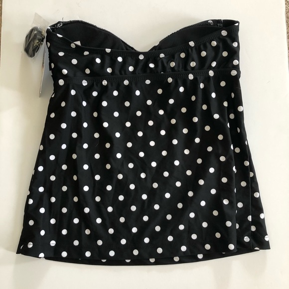 Mossimo Supply Co. | Swim | Mossimo Black Polka Dot Tankini Bathing ...